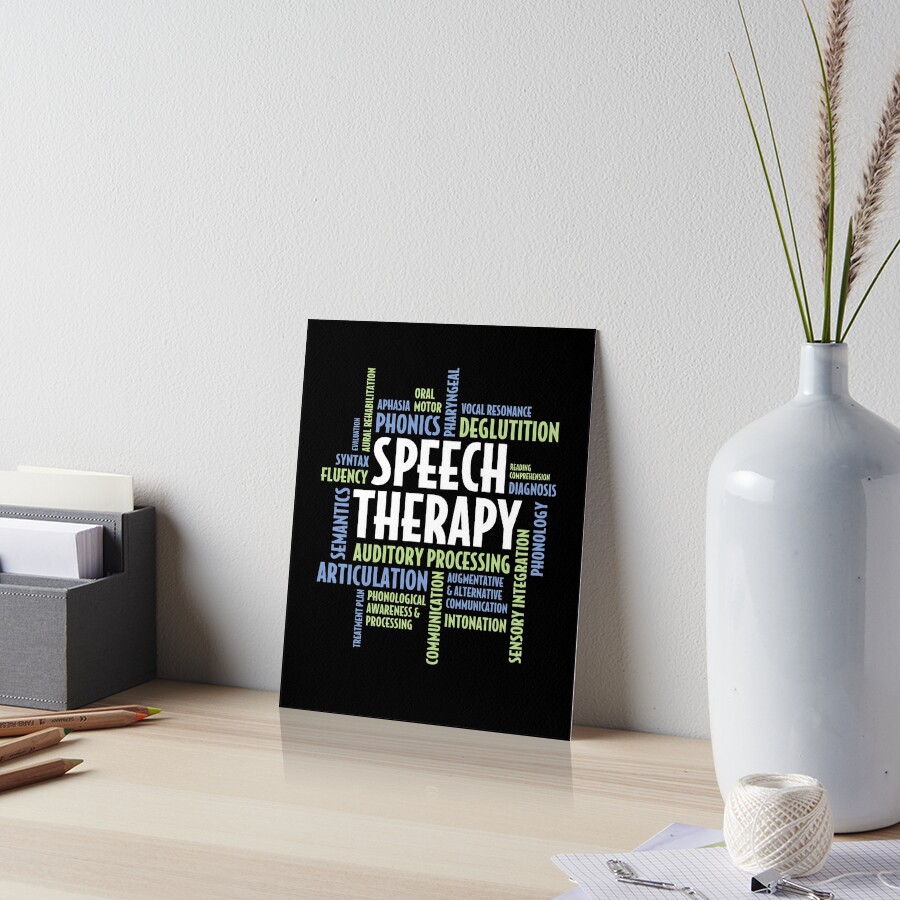 "Speech Therapist Gifts For SLP Month" Poster for Sale by AAGraphics ...