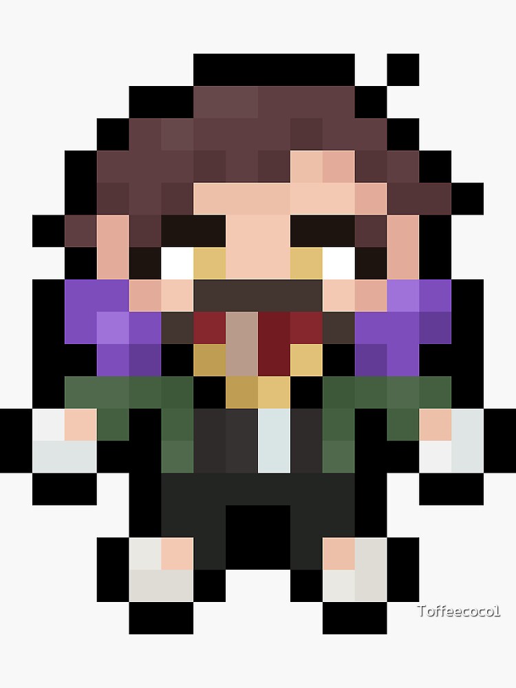 "Overhaul Pixel Sprite" Sticker for Sale by Toffeecoco1 | Redbubble