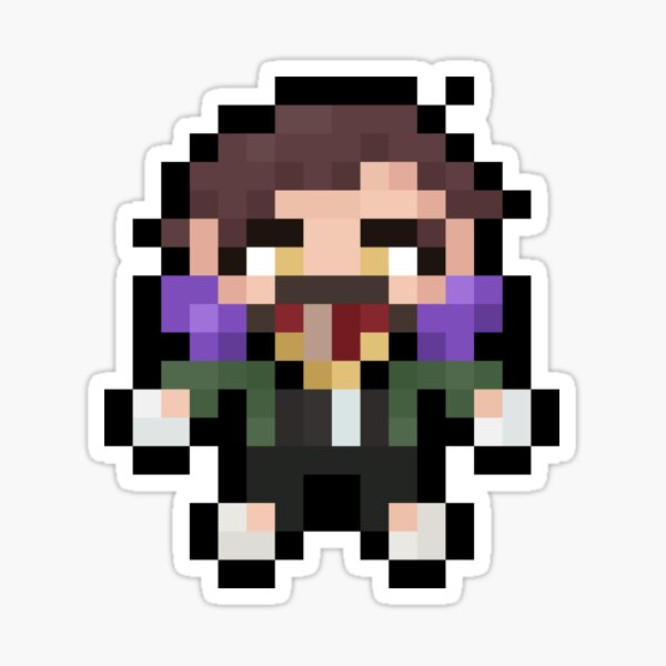 "Overhaul Pixel Sprite" Sticker for Sale by Toffeecoco1 | Redbubble