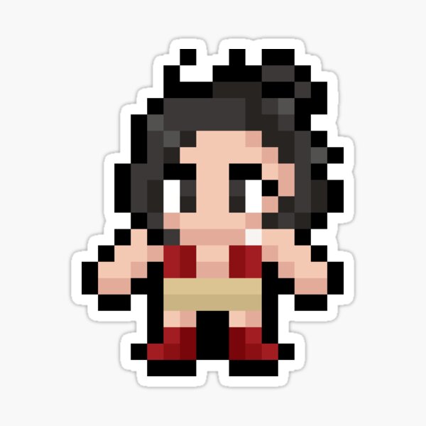 "Momo Pixel Sprite" Sticker for Sale by Toffeecoco1 | Redbubble