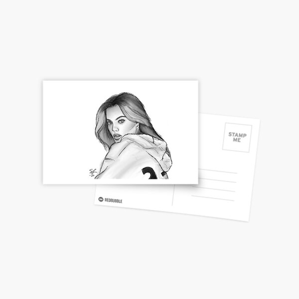 "Sketch of Renee Rapp from Mean Girls Broadway" Postcard for Sale by ...
