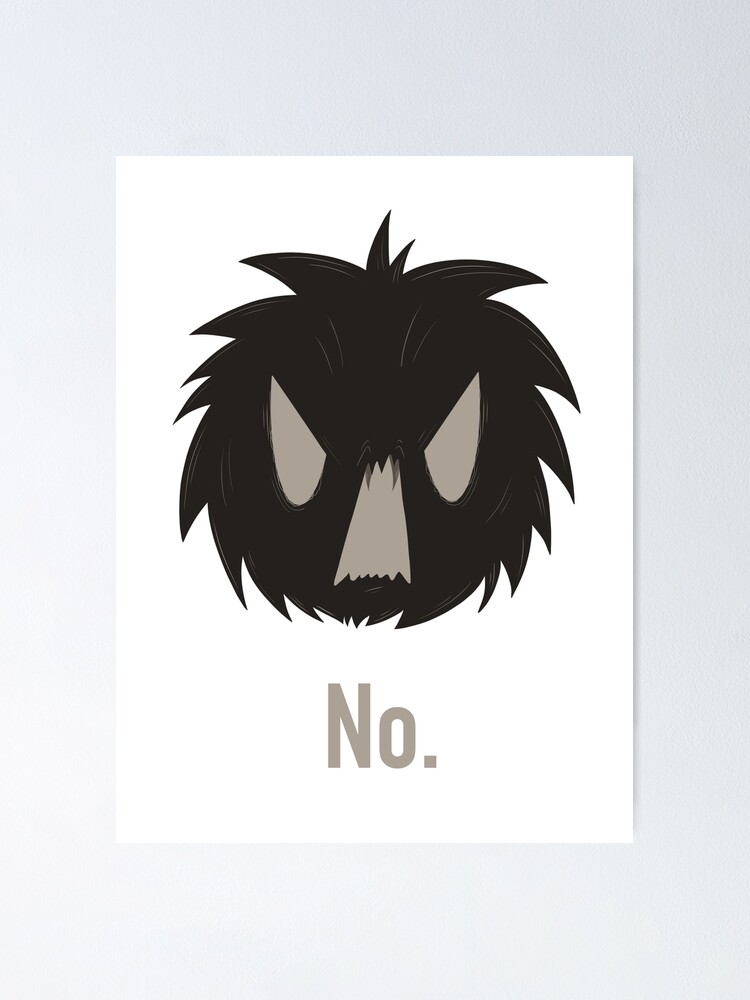 "Angry No" Poster by JadeArtWorld | Redbubble