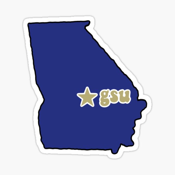 "gsu" Sticker for Sale by collegeacc | Redbubble