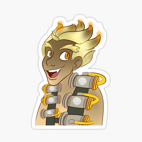 Overwatch Junkrat Stickers | Redbubble