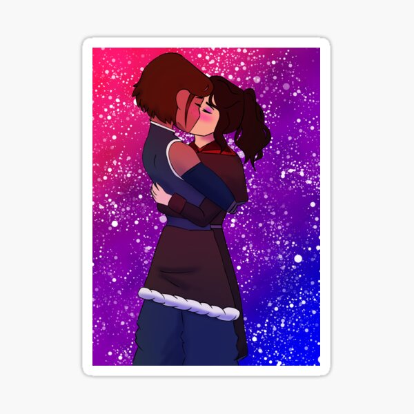 "Korrasami, Fanart" Sticker for Sale by Katwantssleep | Redbubble