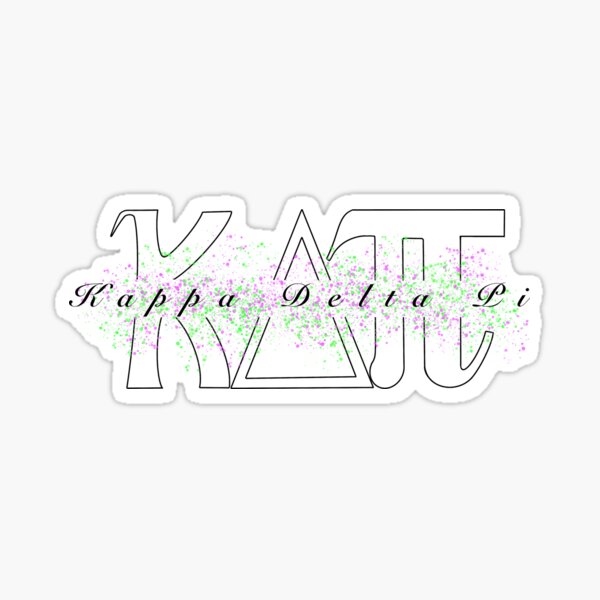 "Kappa Delta Pi sticker " Sticker for Sale by Vviolett | Redbubble