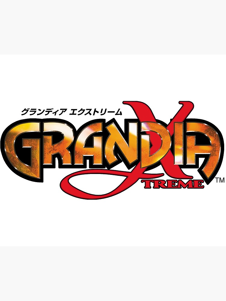 "Grandia Xtreme Logo - Enix jRPG" Poster for Sale by PopNiche20202 ...