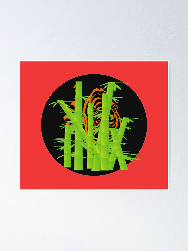 "Crouching Tiger" Poster by Elfyau | Redbubble