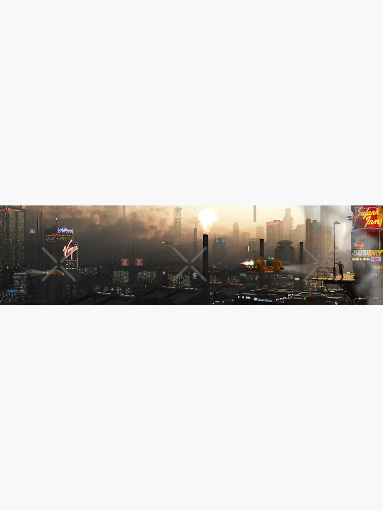 "Nightfall on Caliber City" Art Print for Sale by jacobcdietz | Redbubble