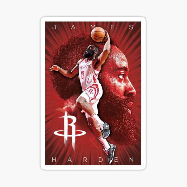 "James Harden" Sticker for Sale by amirahafa | Redbubble
