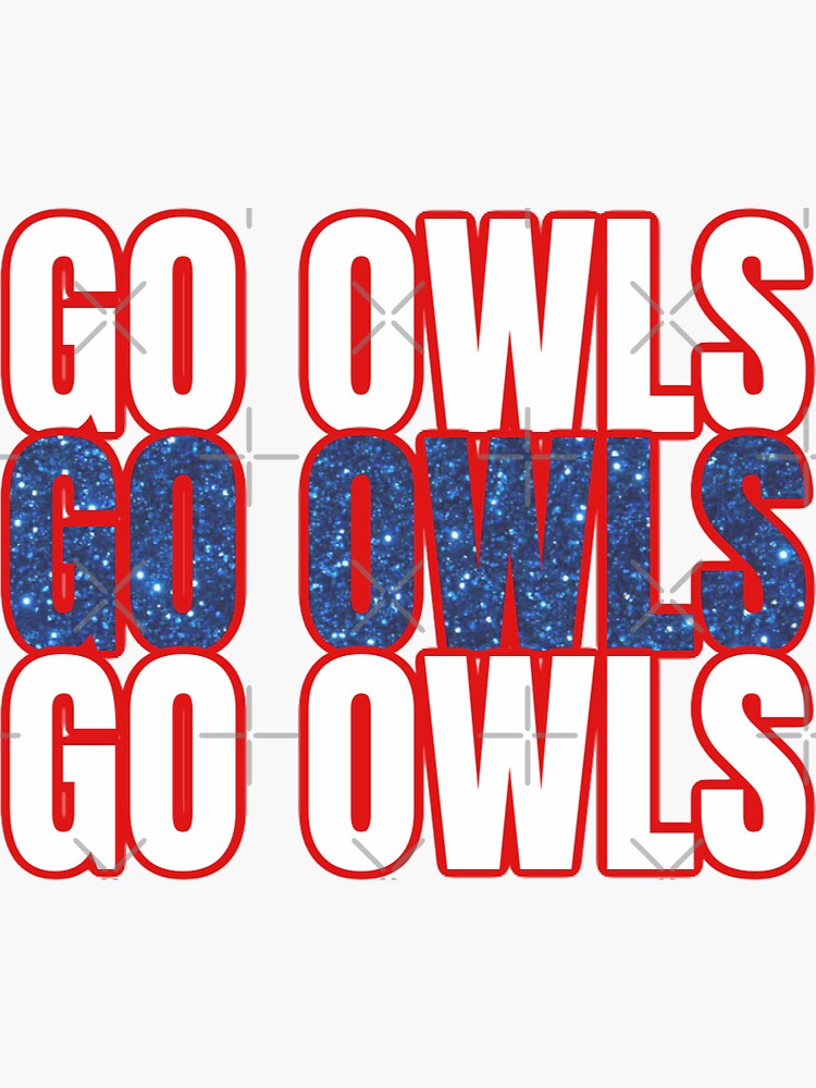 "fau owls" Sticker for Sale by collegeacc | Redbubble
