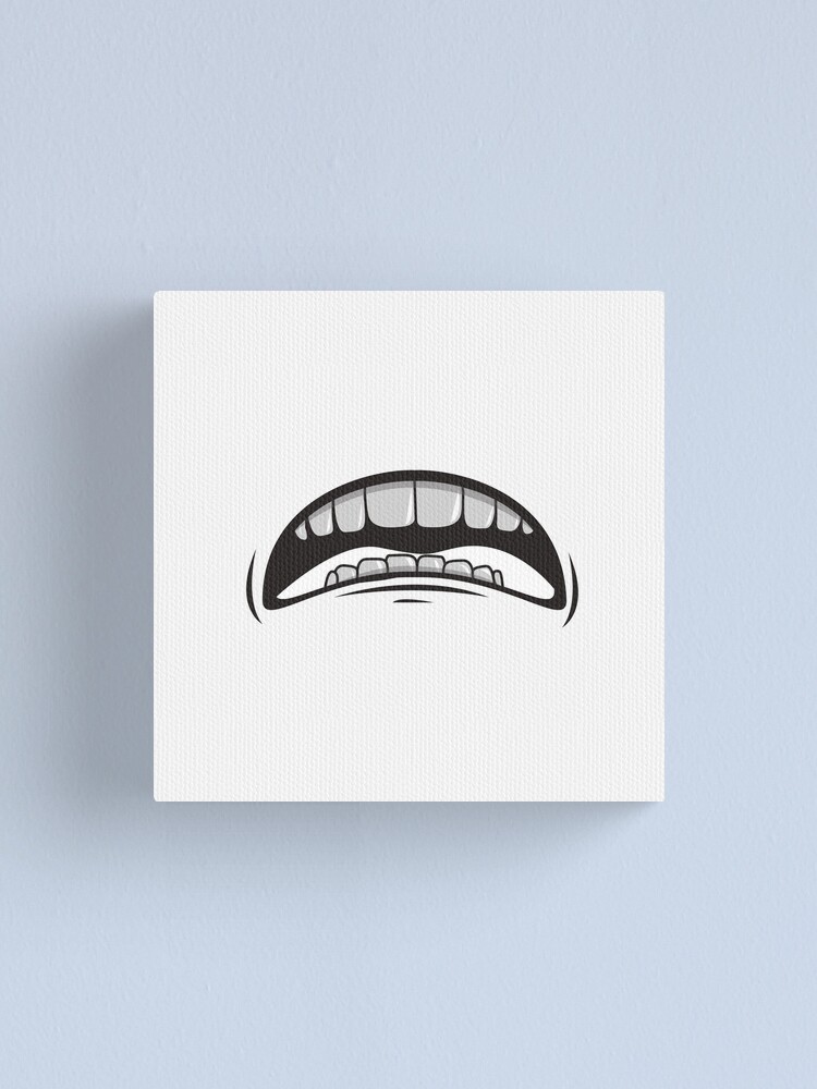 "Sad open mouth cartoon" Canvas Print for Sale by javes93 | Redbubble