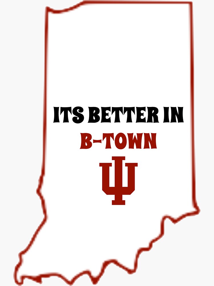 "B-TOWN" Sticker by SmartStickers | Redbubble
