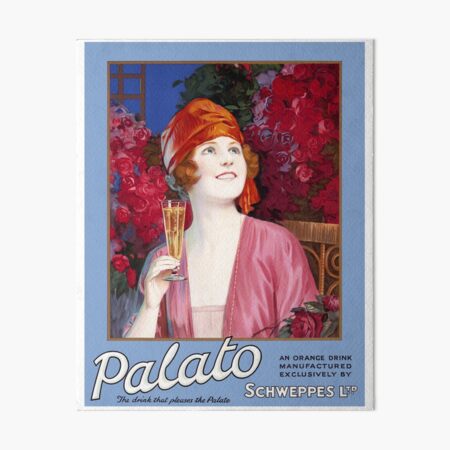 "Palato Vintage Advertising Poster Restored 1910s" Art Board Print by ...
