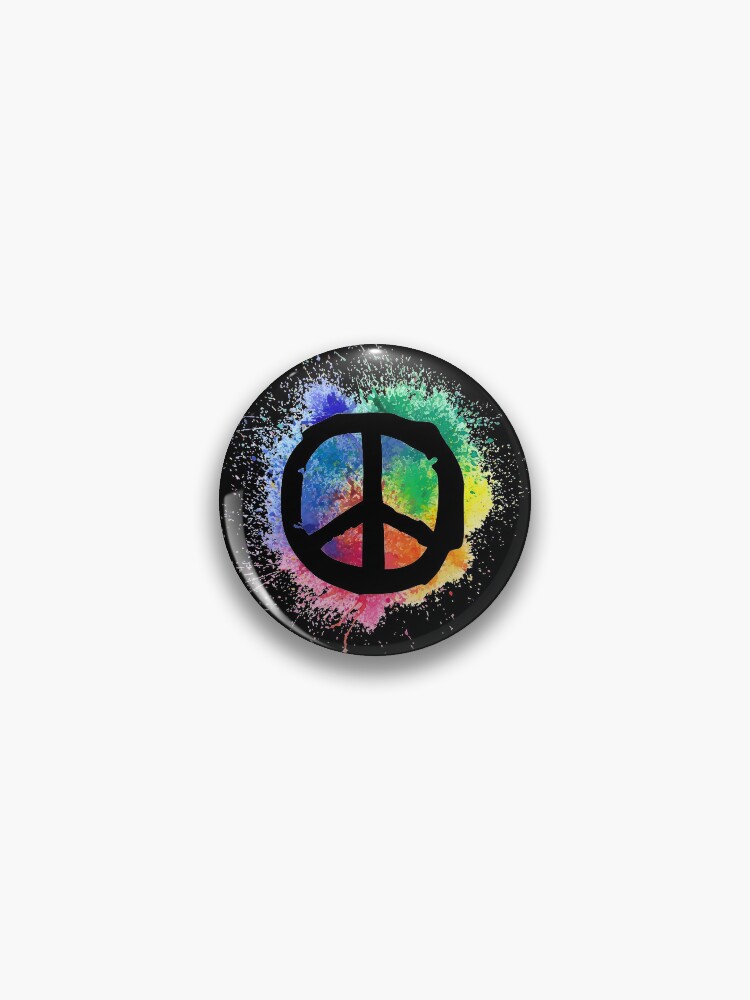 "Peace Sign World Peace Peace Symbol Peace" Pin by alwe-designs | Redbubble