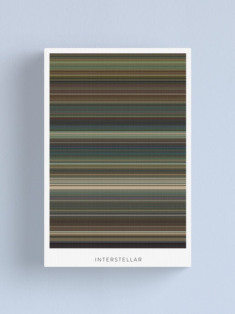 "Interstellar - Movie Poster - The Colors Of Motion" Canvas Print for ...