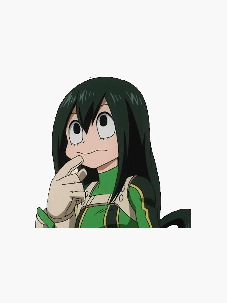 "Tsuyu Asui mha" Sticker for Sale by RoseElise | Redbubble