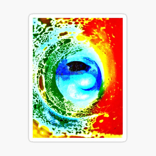 "Rainbow Swirly Circles" Sticker for Sale by LezahBean | Redbubble