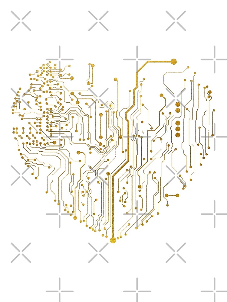 "Circuit Heart" Poster for Sale by erzebetth | Redbubble