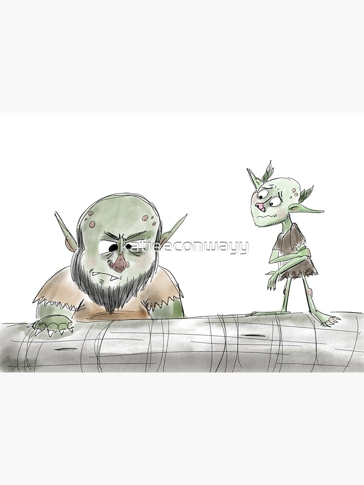 "Angry Elf" Sticker by katieeconwayy | Redbubble