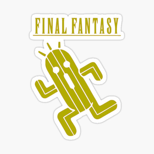 "Final Fantasy Cactuar" Sticker by OtakuPapercraft | Redbubble