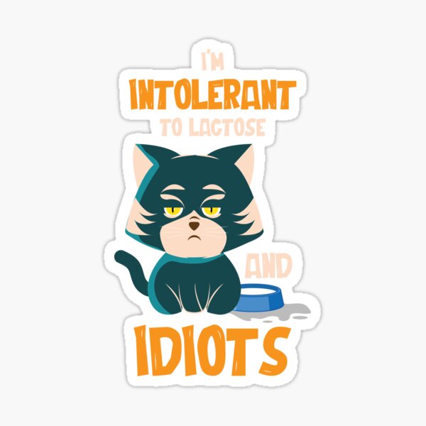 "Cat funny" Sticker by FashionFuture | Redbubble
