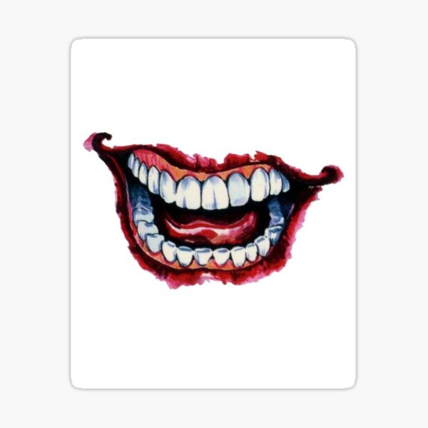 Joker Smile Stickers | Redbubble
