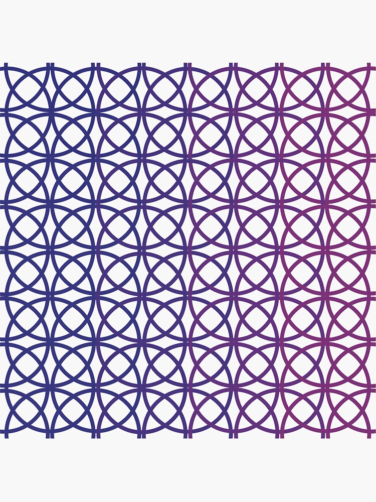 "Infinite Sacred Geometry Circles" Sticker by TheChillAmy | Redbubble