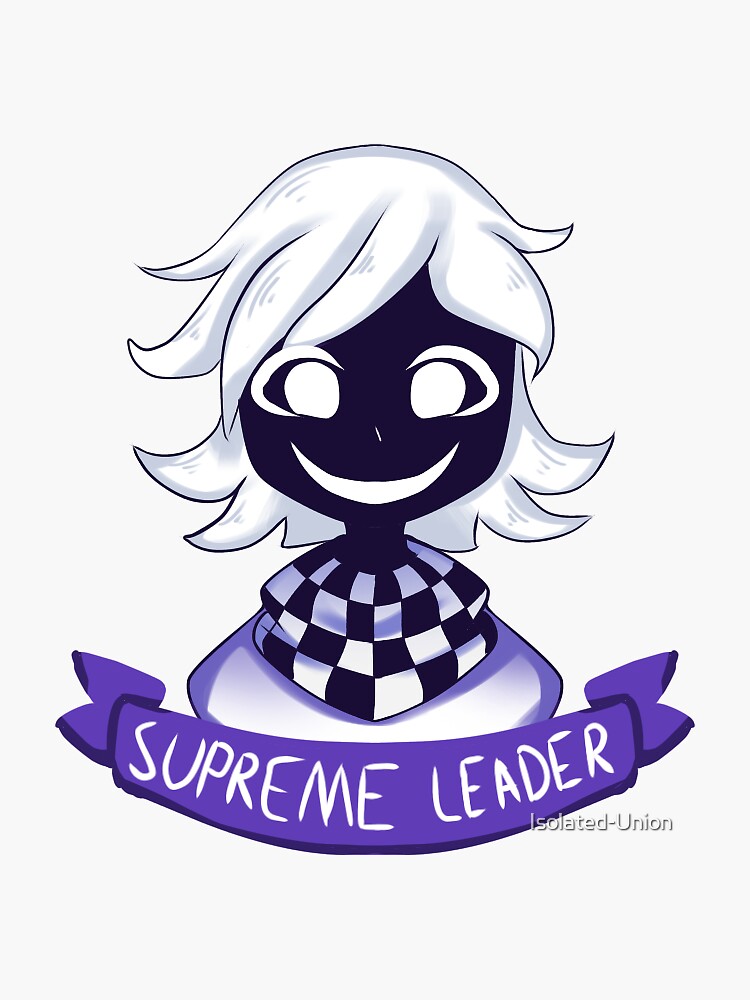 "Kokichi Ouma The Ultimate Supreme Leader" Sticker by Isolated-Union ...