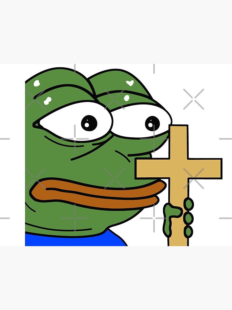 "Pepe Christ Stay Back" Poster for Sale by SCha | Redbubble