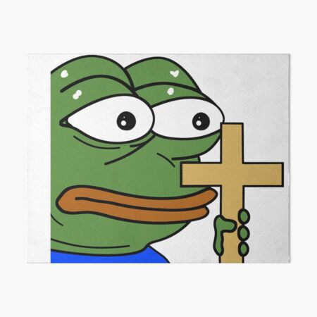 "Pepe Christ Stay Back" Art Board Print for Sale by SCha | Redbubble