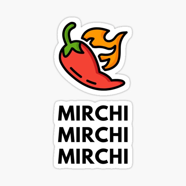 Mirchi Stickers | Redbubble