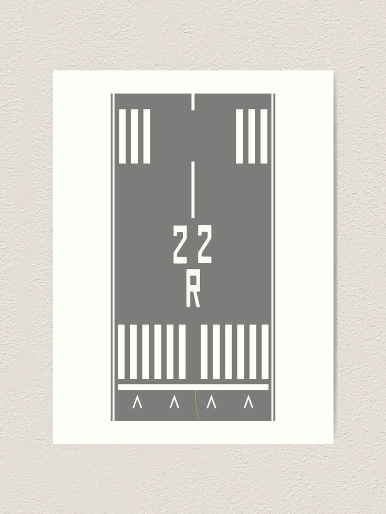 "JFK Runway 22R" Art Print by tobyjrobinson | Redbubble