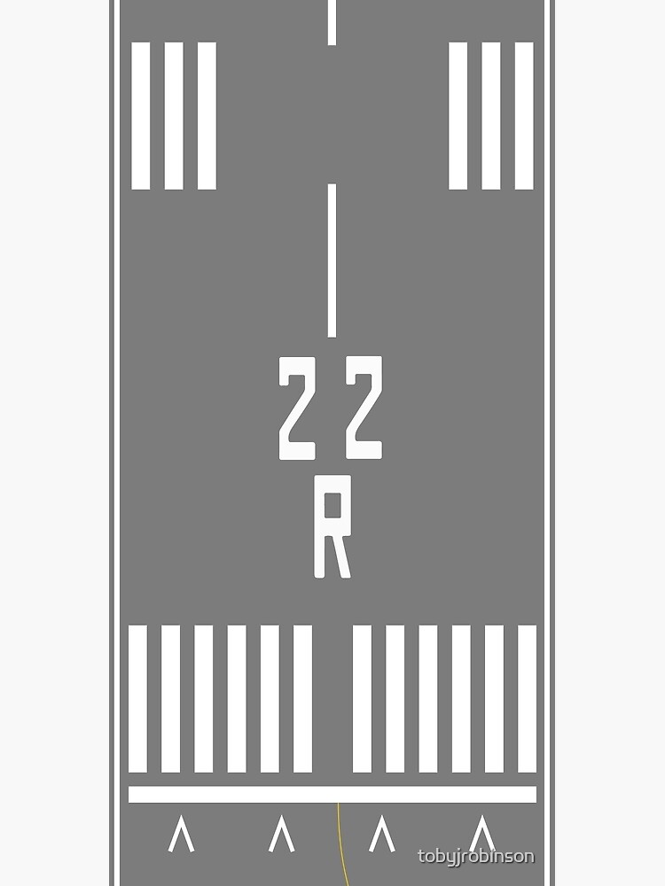 "JFK Runway 22R" Art Print by tobyjrobinson | Redbubble