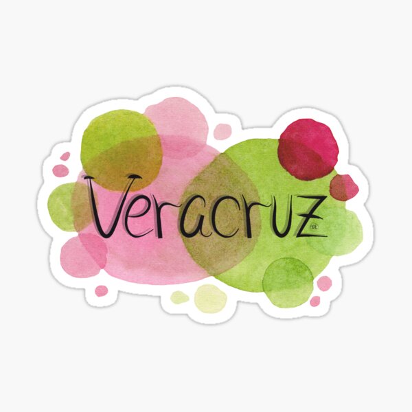 "Veracruz, México" Sticker by adeillustrator | Redbubble
