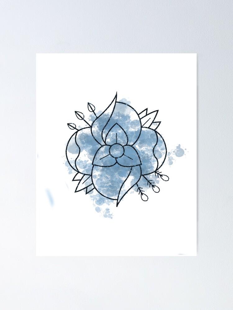 "La Dispute watercolour logo" Poster for Sale by ofspaceandtime | Redbubble