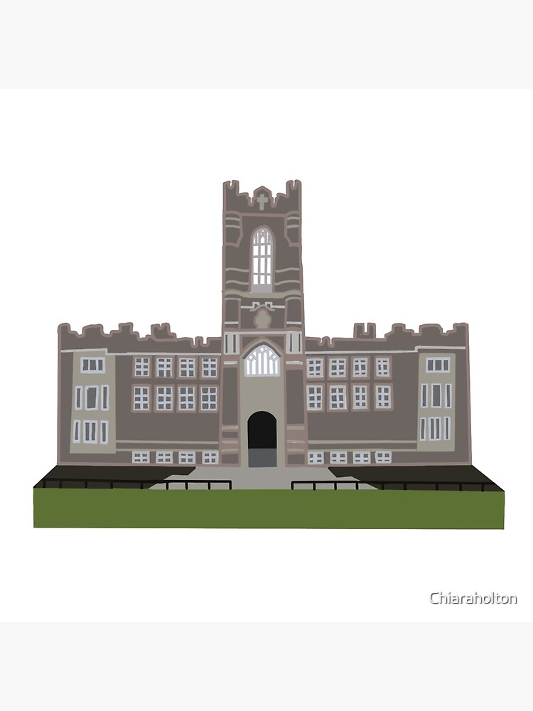 "Fordham Keating Hall Sticker" Poster for Sale by Chiaraholton | Redbubble