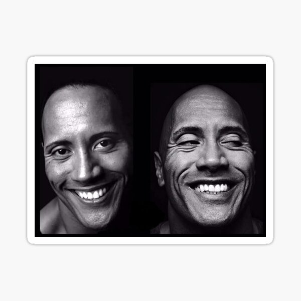 "dwayne johnson" Sticker for Sale by isart22 | Redbubble