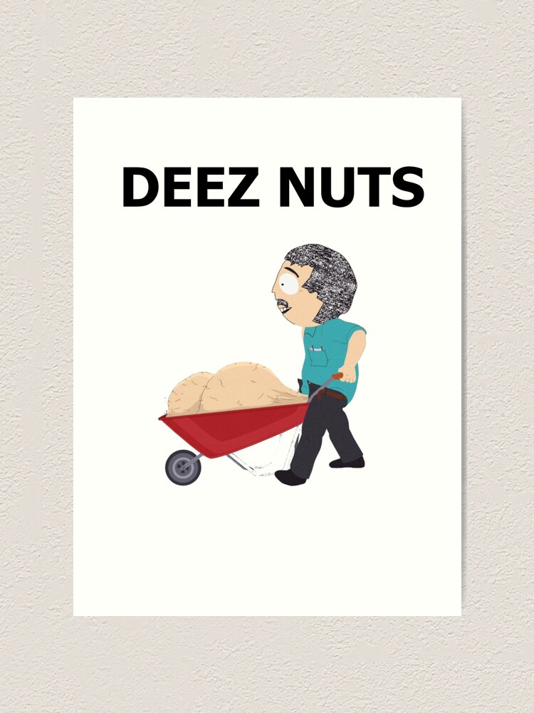 "Deez Nuts Southpark Stan Marsh Balls" Art Print by Retrolendo | Redbubble