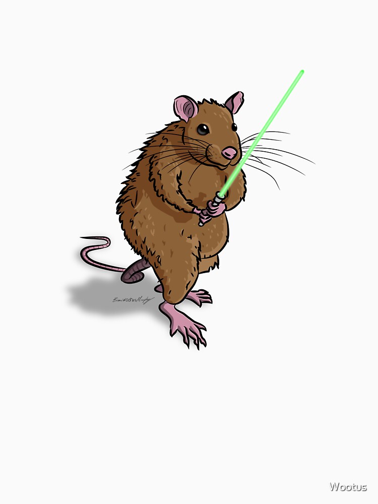 "Rat Jedi" T-shirt by Wootus | Redbubble