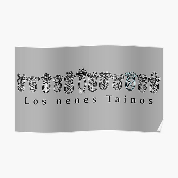 "Baby Taíno Symbols in black" Poster for Sale by liamaris | Redbubble