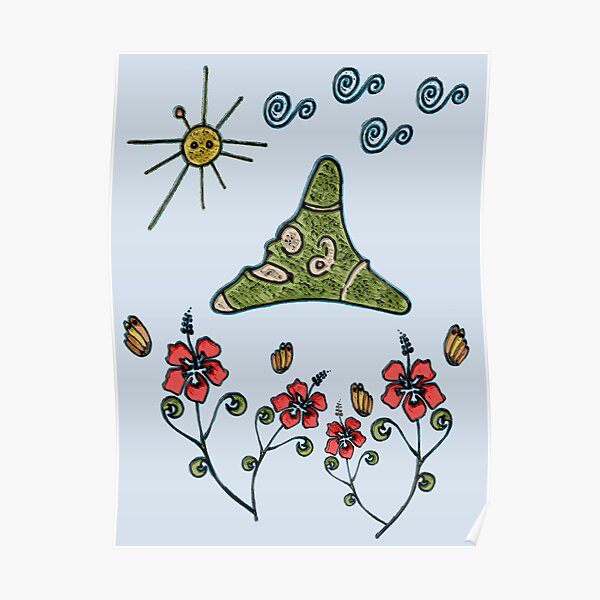 "Cemi and other Taino Symbols" Poster for Sale by liamaris | Redbubble