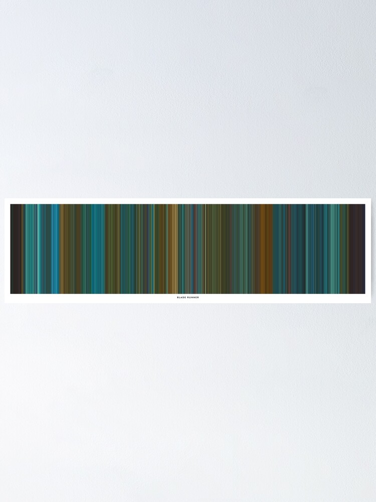 "Blade Runner ( Horizontal ) - Movie Poster - The Colors Of Motion ...