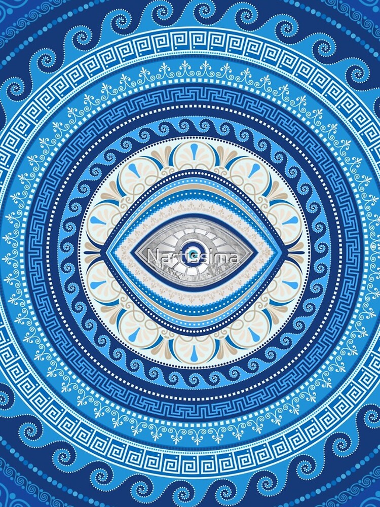 "Greek Mati Mataki - Greek Evil Eye ornament" iPhone Case for Sale by ...