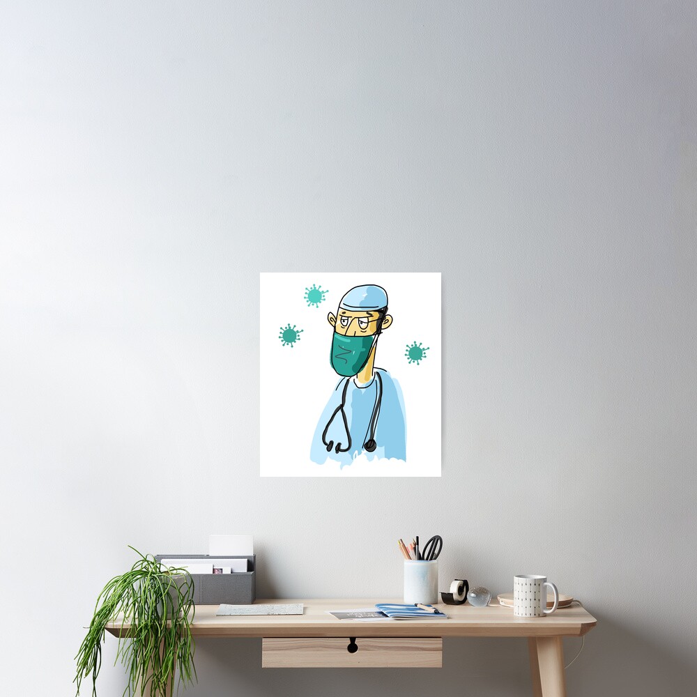 "Cartoon Doctor" Poster by PavelPol | Redbubble