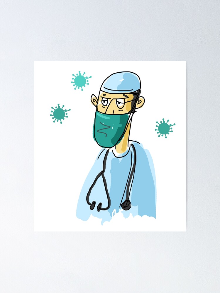 "Cartoon Doctor" Poster by PavelPol | Redbubble