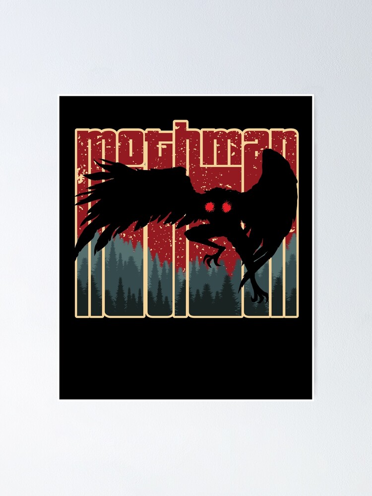 "Retro Mothman - Cool Vintage Cryptid Cartoon - Original Artwork ...