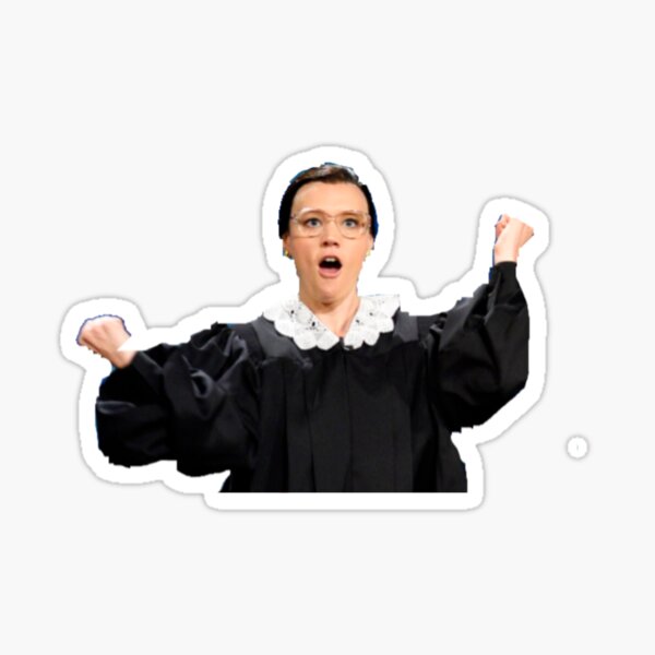 Rbg Snl Sticker For Sale By Mangotango711 Redbubble