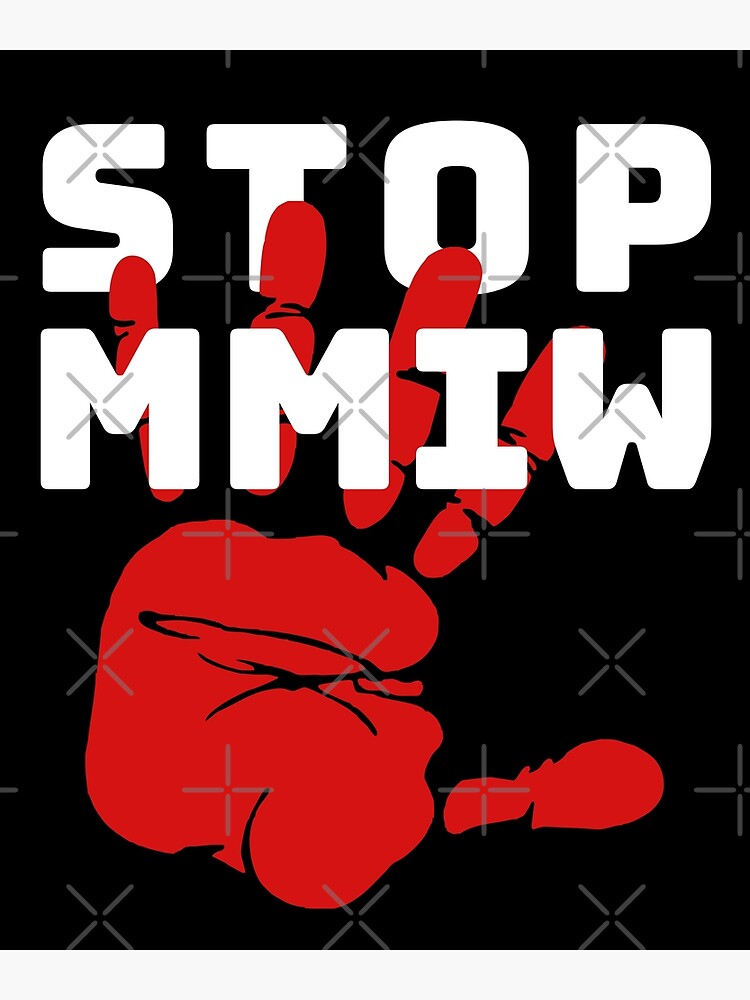 "MMIW Art Stop Missing Murdered Indigenous Women Awareness" Poster for ...