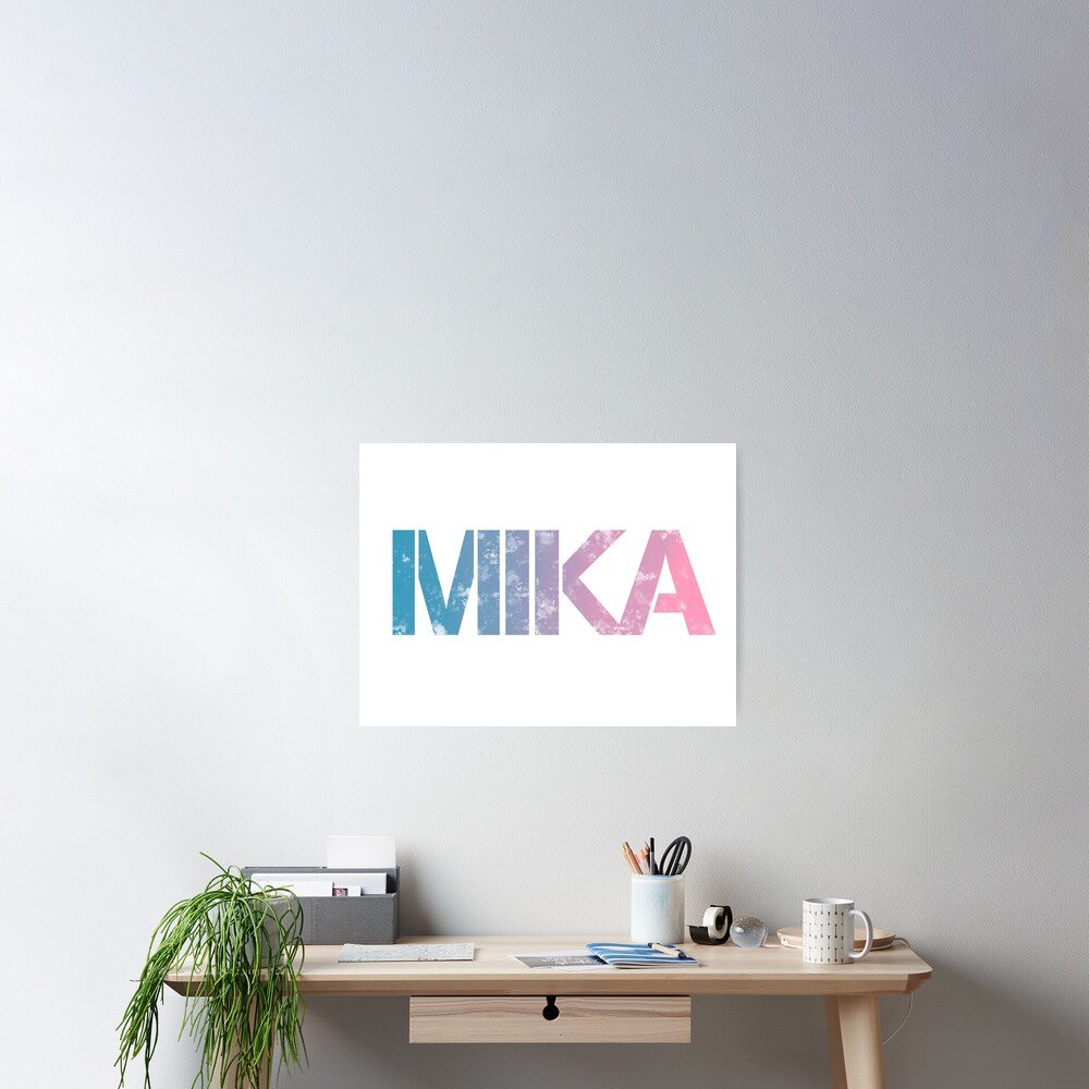 "Mika logo" Poster by anna-brocs | Redbubble